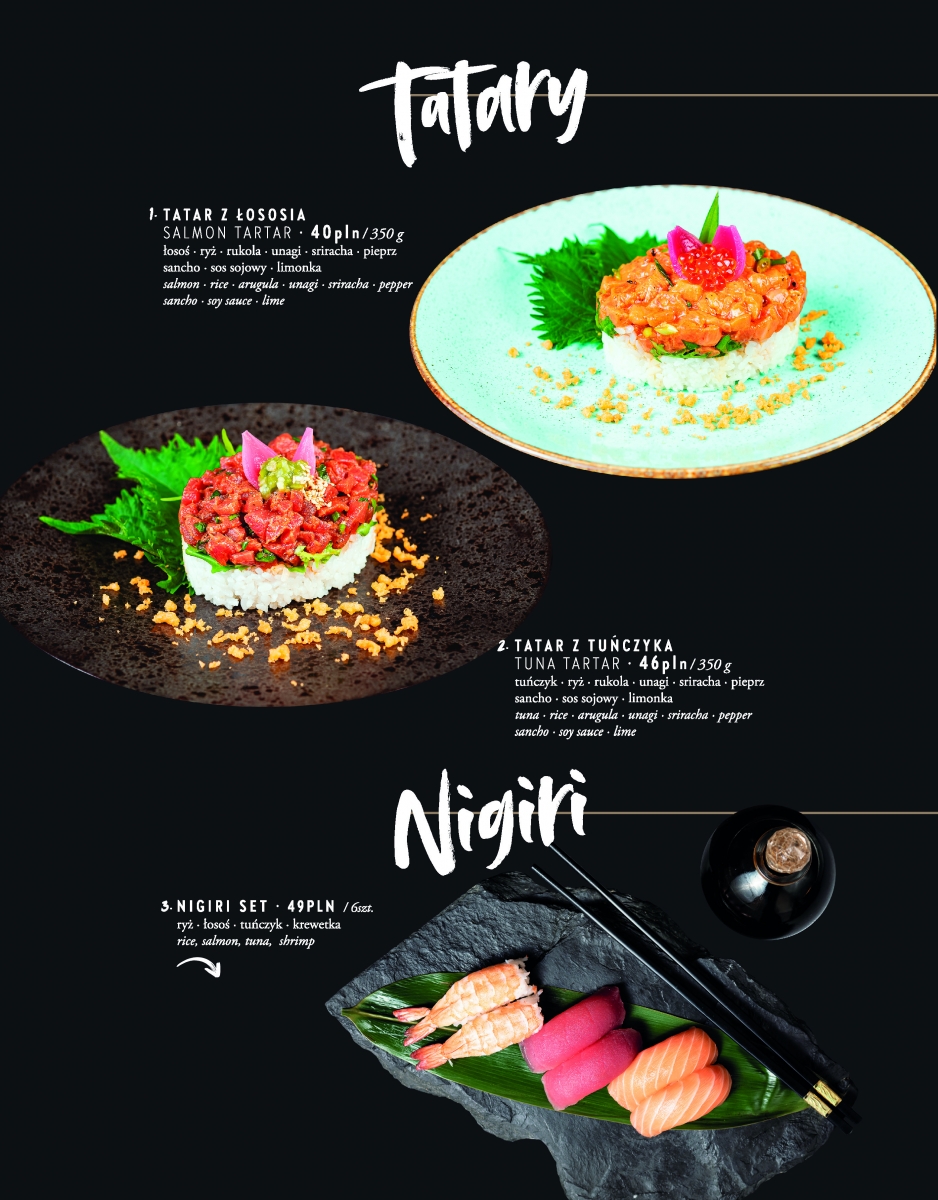 Menu – Tabu Sushi – Największa restauracja sushi w Łodzi
