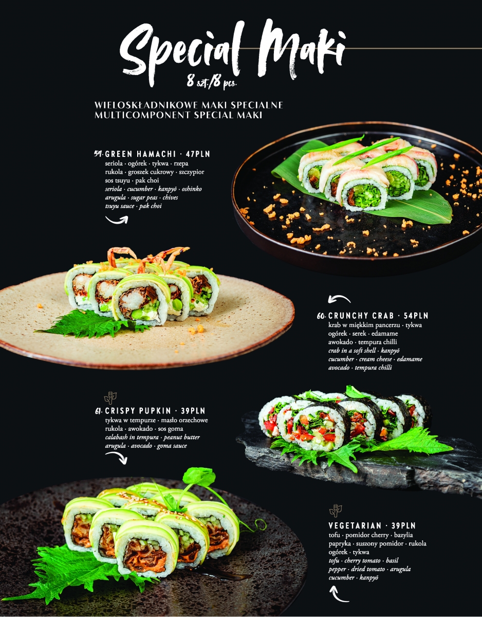 Menu – Tabu Sushi – Największa restauracja sushi w Łodzi
